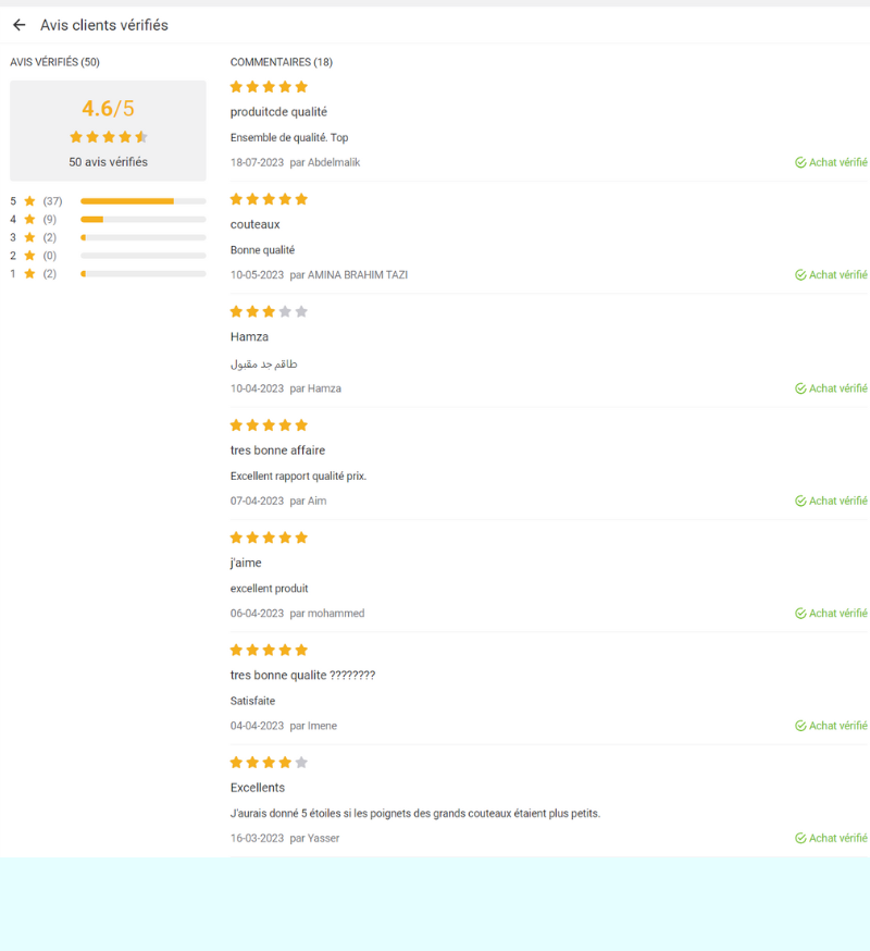 تسع-09-سكاكين برازيلية-عالية-الجودة – El Awail